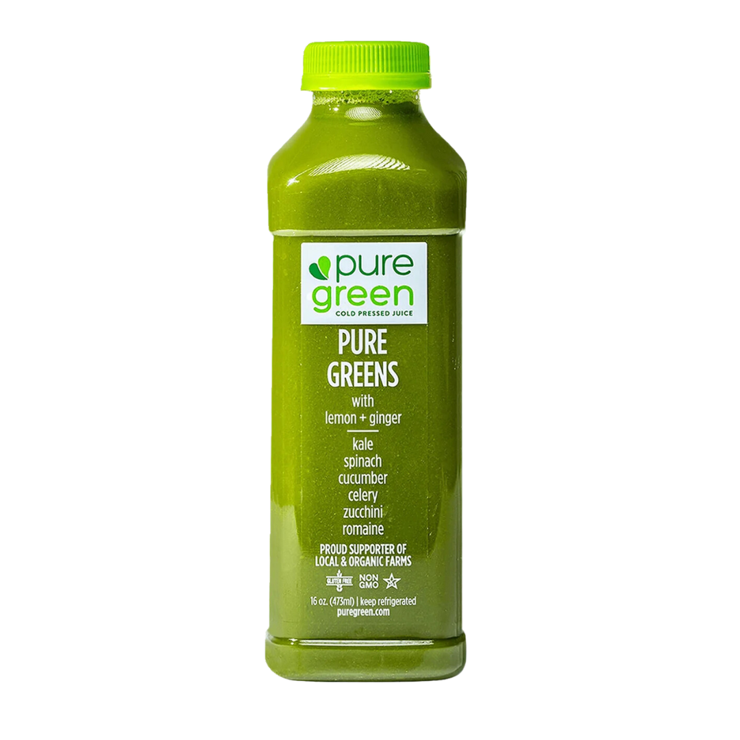 Pure Green Cold Pressed Juice - 16oz – Terminal B Mart