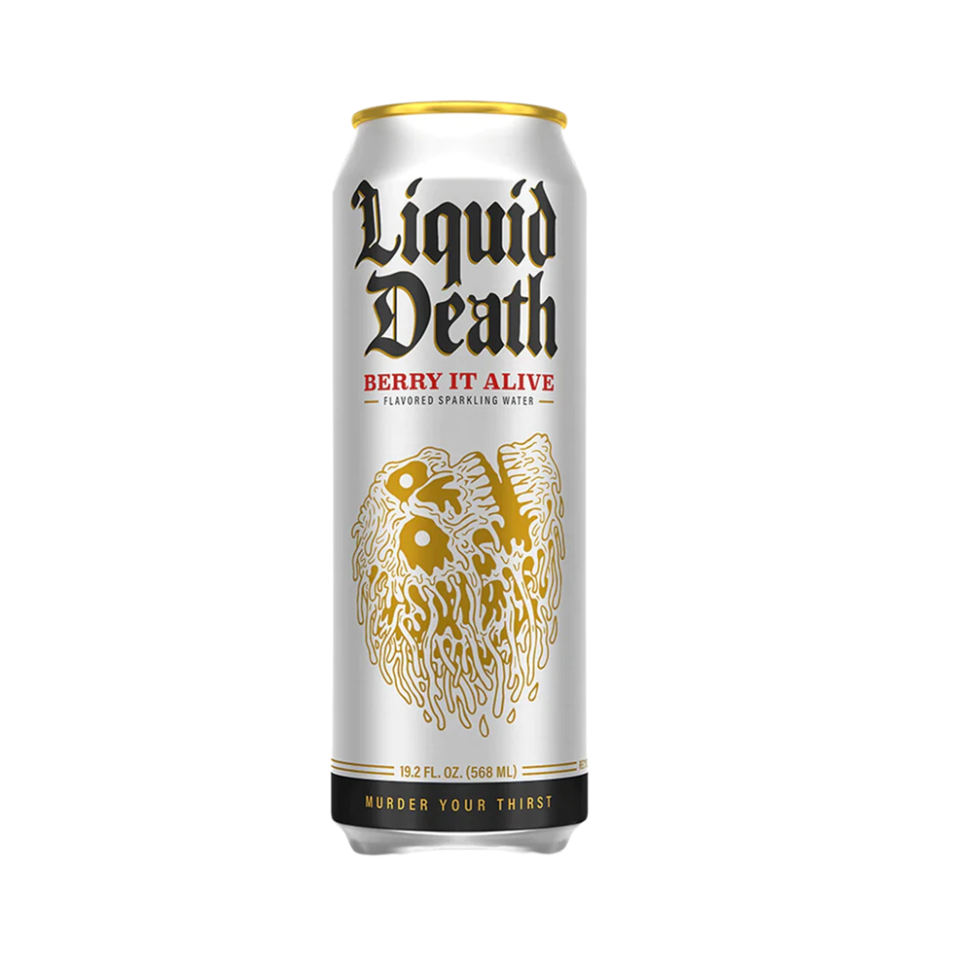 Liquid Death: Berry it Alive 16.9oz Can – Terminal B Mart